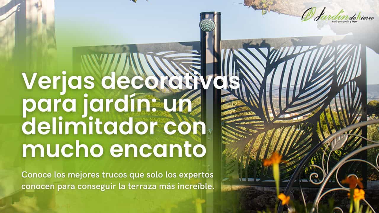 Verjas decorativas para jardín: un delimitador con mucho encanto ...