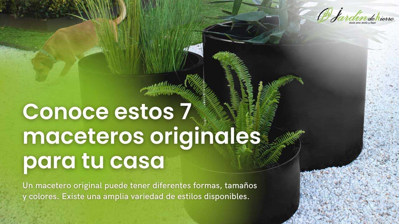 Conoce estos 7 maceteros originales para tu casa | Jardín de Hierro